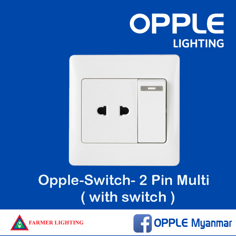 OPPLE Switch 2 Pin Multi C01 (1 Way ) | Shop.com.mm