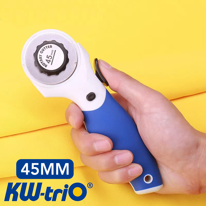 KW-triO 45mm Rotary Cutter | Perforating Dotted Cutter | Leather ...