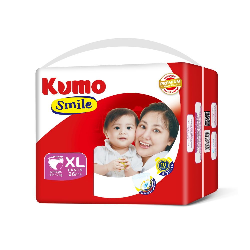 KUMO Smile Jumbo Pants XL (1pack x 26pcs) | Shop.com.mm