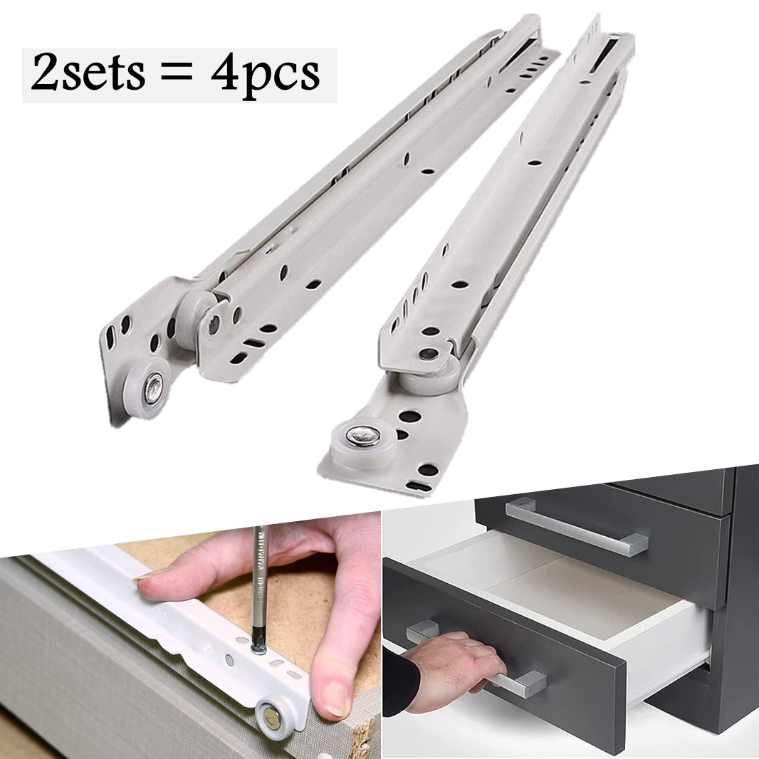 Drawer Roller Slide Runner 2sets - 4pcs | Shop.com.mm