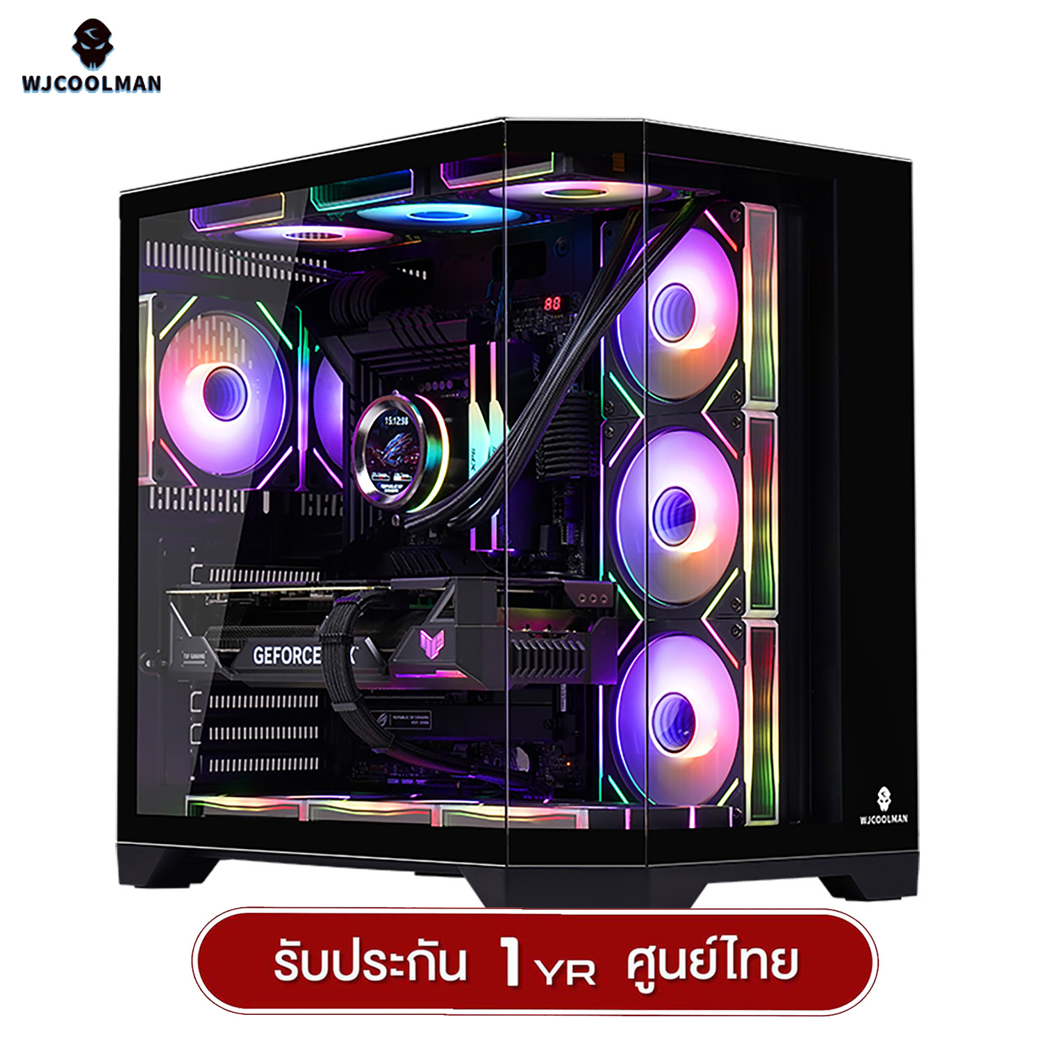 (Preorder) WJCOOLMAN Dreamer Plus ATX Panorama Tempered Gaming Case (No ...