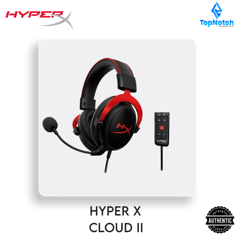 HyperX Cloud II Wired Gaming Headset / HyperX Cloud2 Wired Gaming Headphone | Shop.com.mm