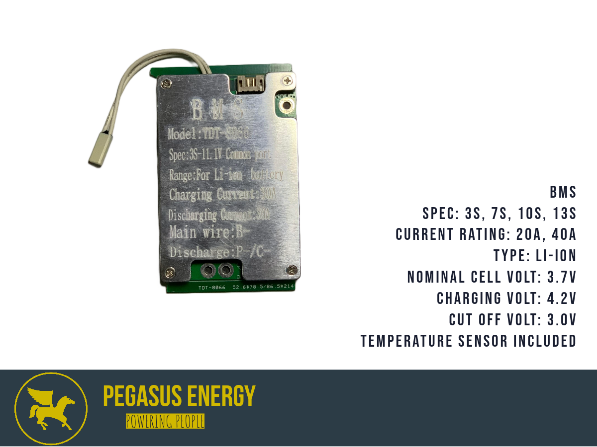 BMS Battery Management System 3S 7S 10S 13S 20A 40A Li-ion NCM Module w ...