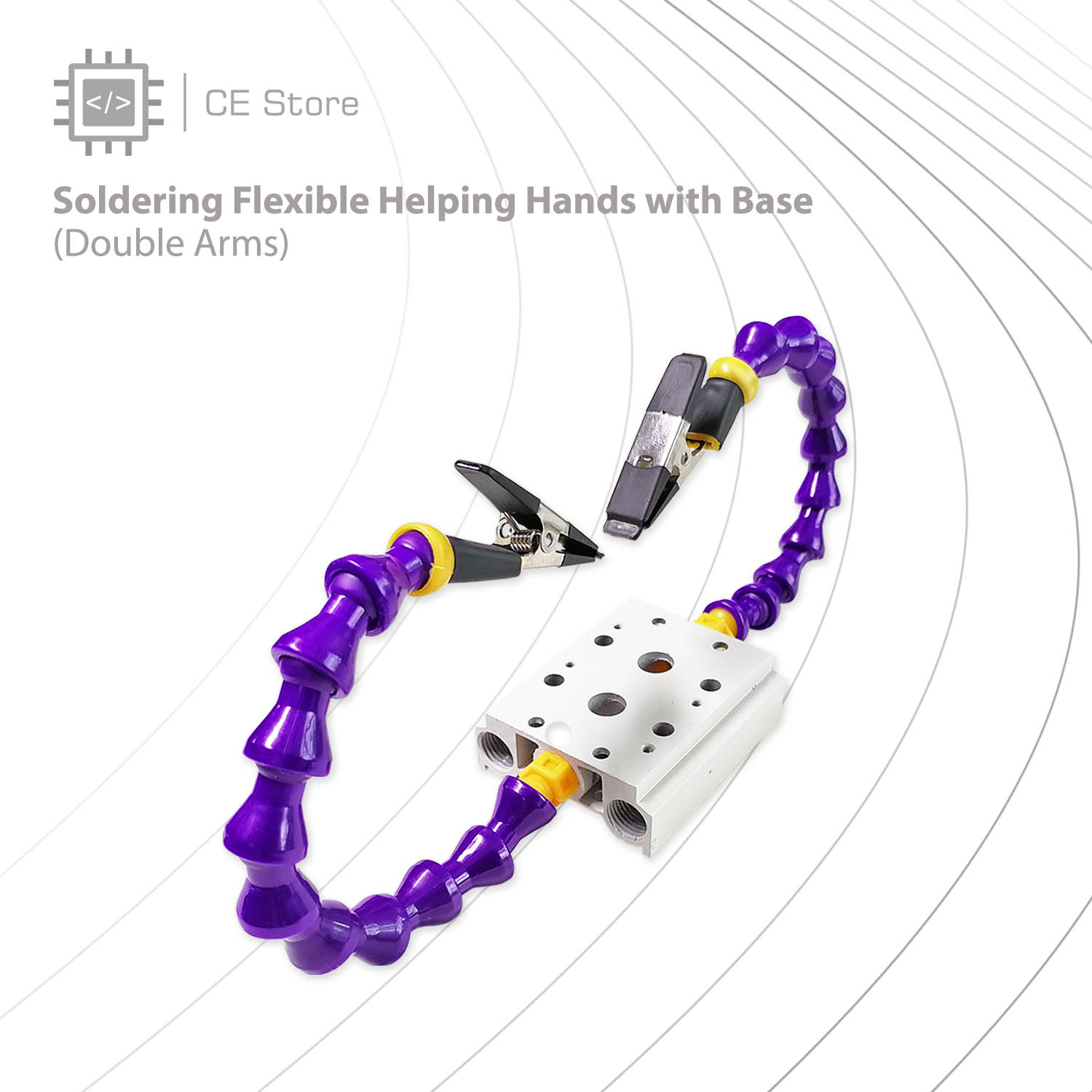 Soldering Flexible Helping Hands with Base - CE Store | Shop.com.mm