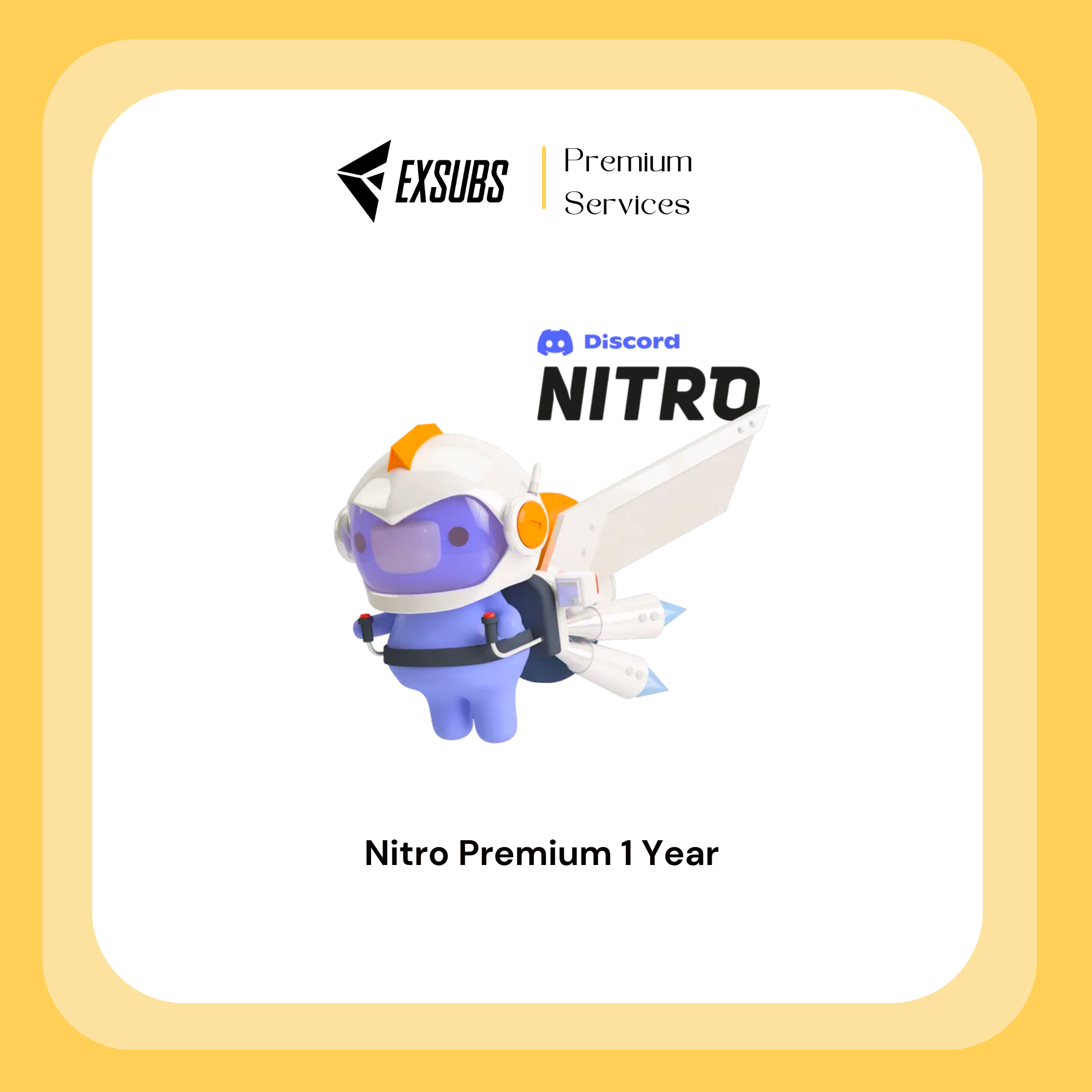 Discord Nitro Premium Giftcard | Shop.com.mm