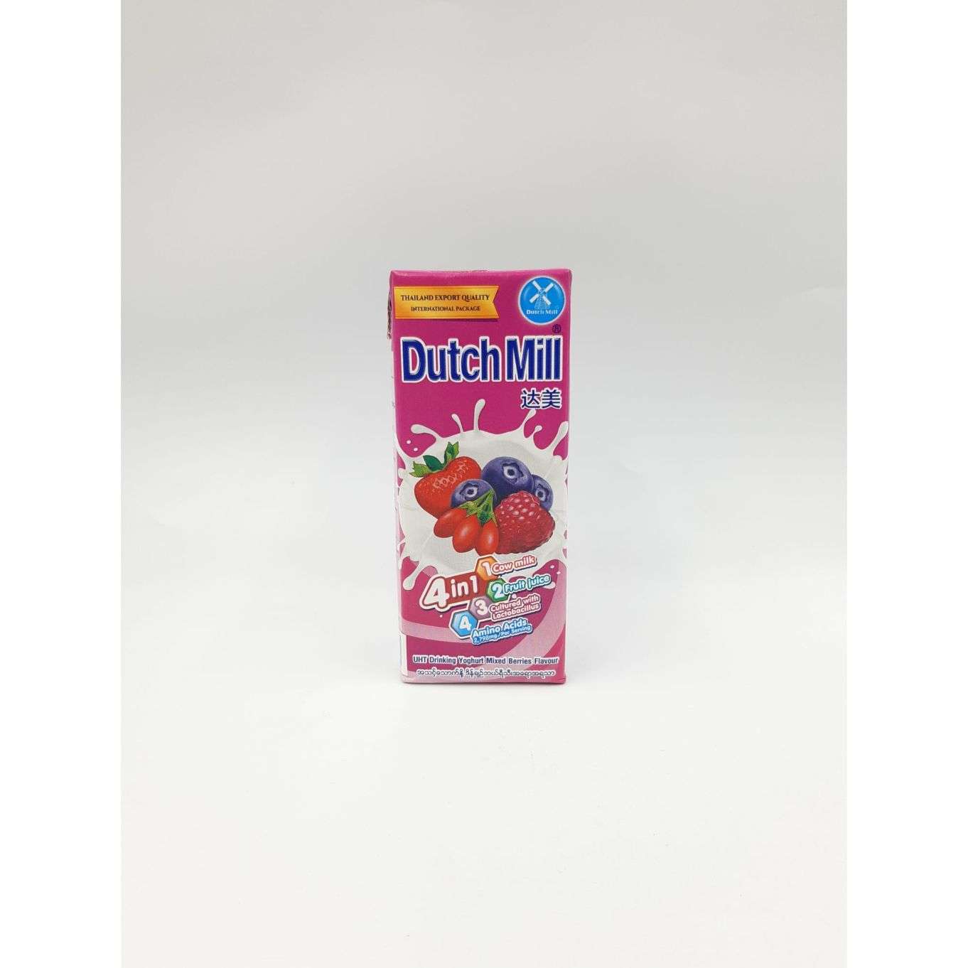 Dutch Mill Yoghurt UHT 180ml (Mixed Fruits) | Shop.com.mm