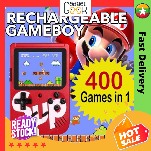 Super Mario SUP 400 Games Gamebox PORTABLE LCD GAME CONSOLE 400 IN 1 BY ...