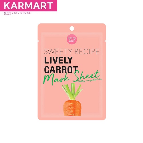Cathy Doll Sweety Recipe Mask Sheet (25g) (#Lively Carrot) | Shop.com.mm
