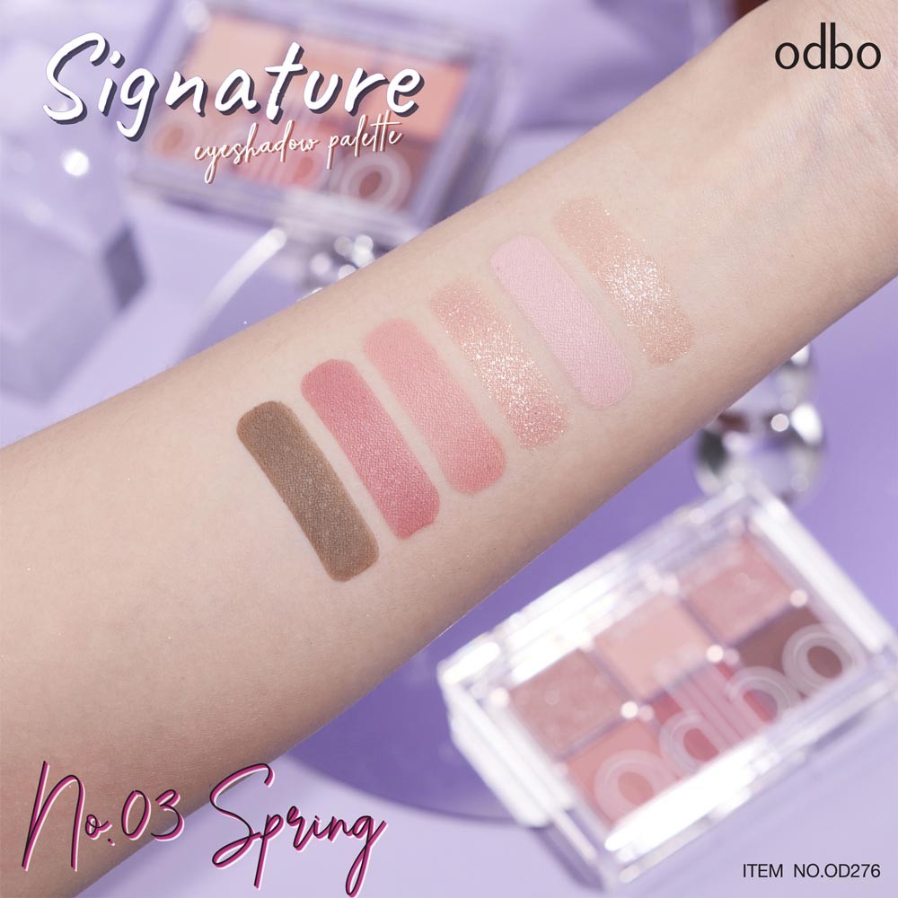 odbo Signature Eyeshadow Palette | Shop.com.mm