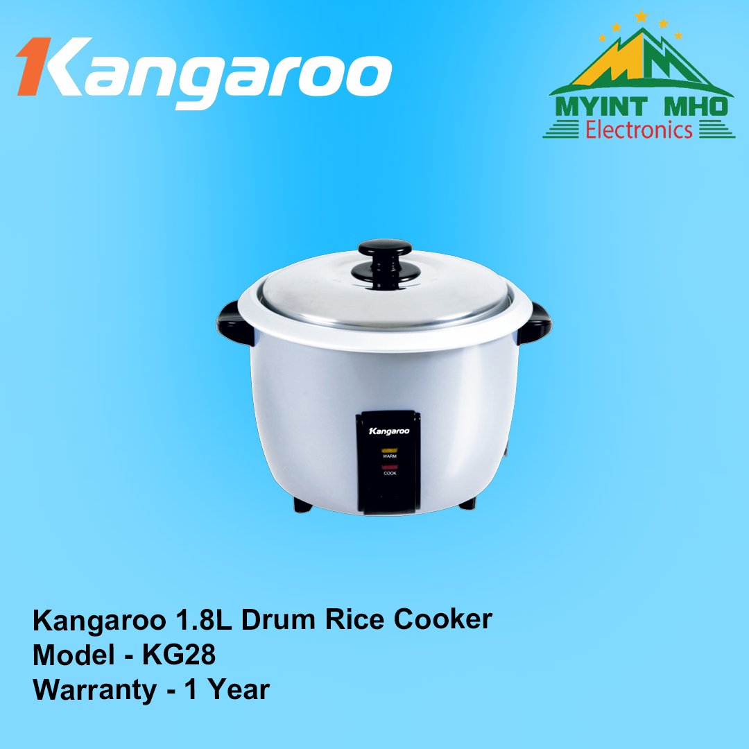 Kangaroo1.8L Drum Rice Cooker KG28 | Shop.com.mm