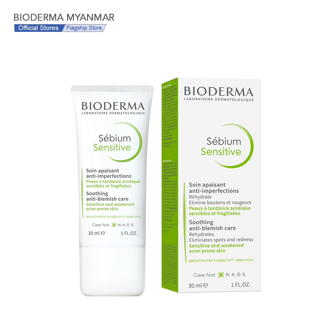 Bioderma_Sebium Sensitive Soothing Acne Moisturizer (Acne-Prone Skin ...