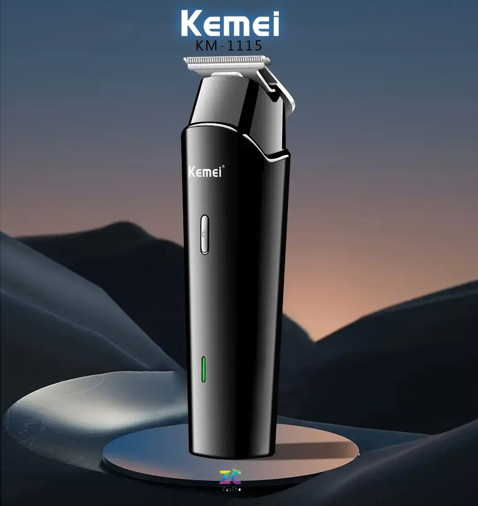 KEMEI Black Hair Clippers for Men, Electric Cordless Clippers for Hair ...