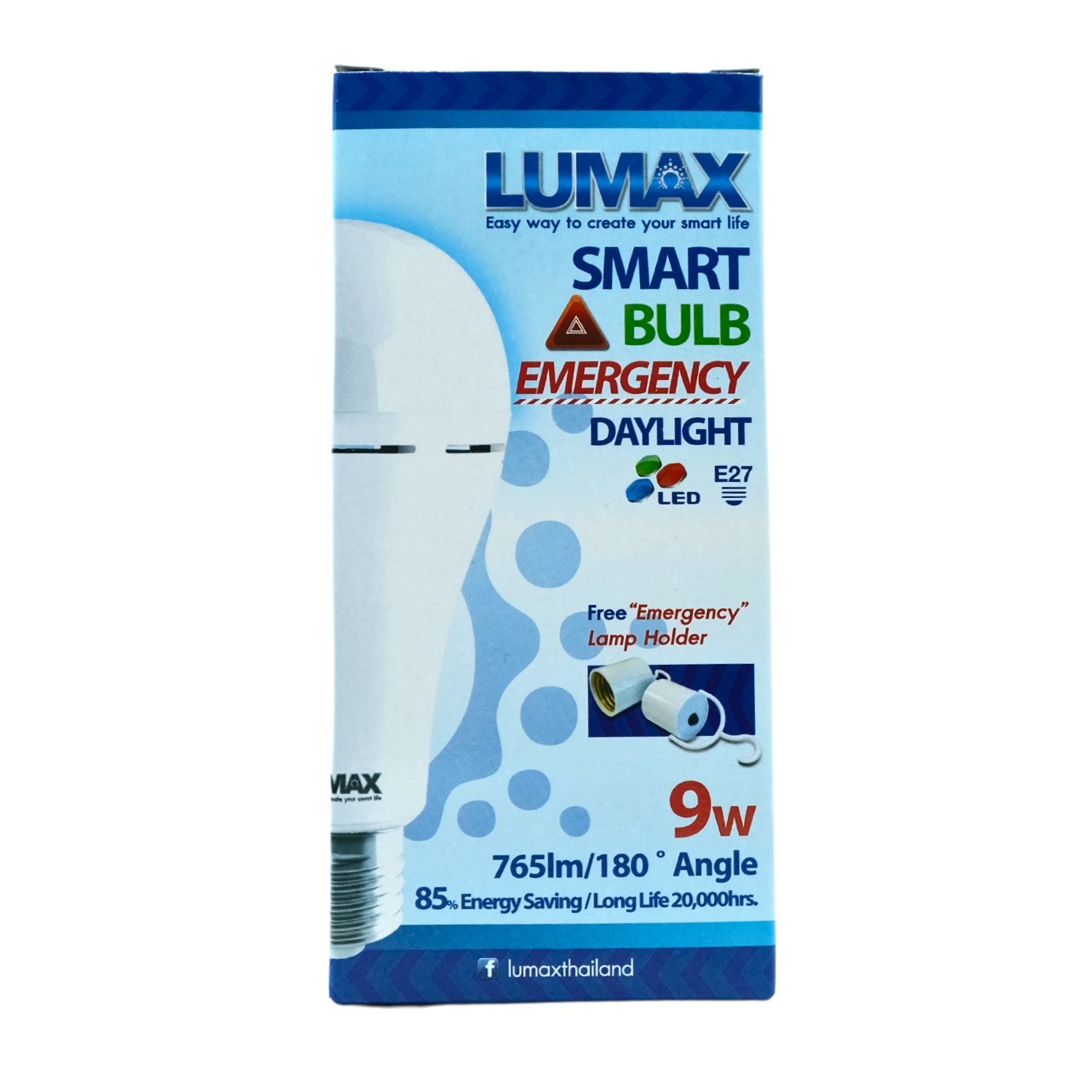 Lumax Emergency Bulb 9W Daylight | Shop.com.mm