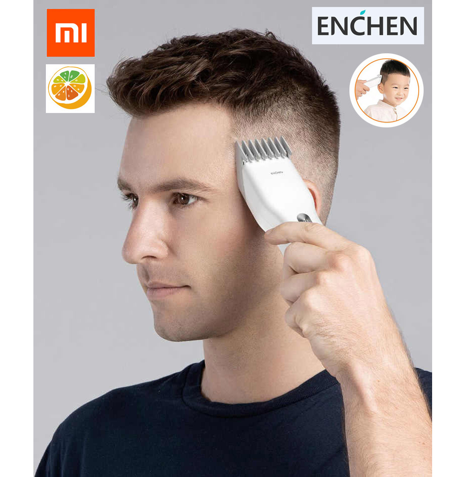 Xiaomi Enchen Electric Hair Trimmer Clipper USB Rechargeable Ceramic ...