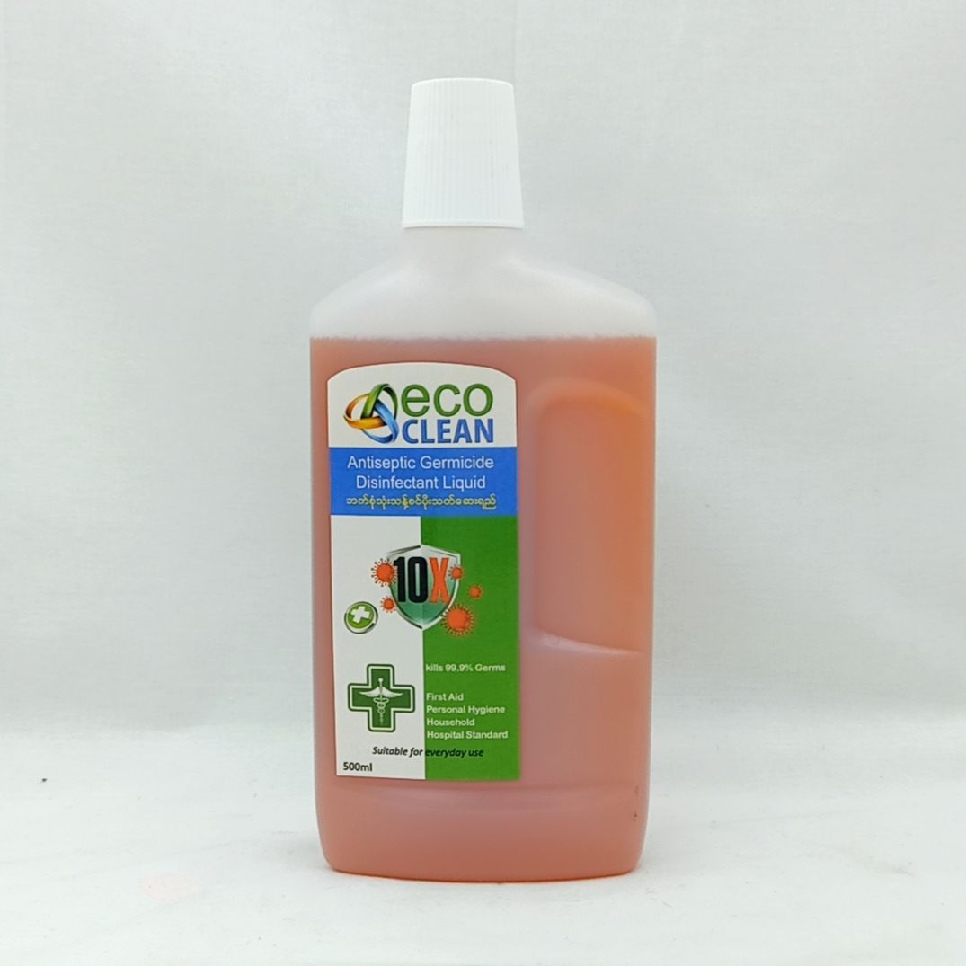 ECO CLEAN ANTISEPTIC GERMICIDE DISINFECTANT LIQUID 500 ml | Shop.com.mm