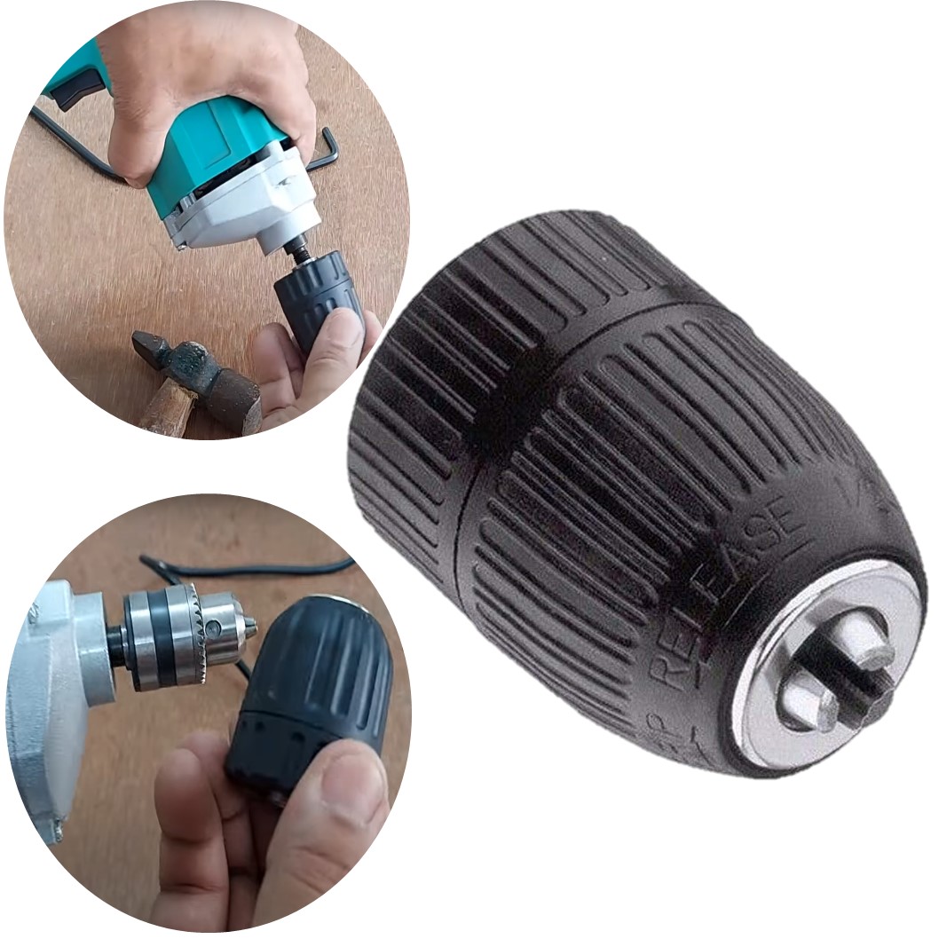 Keyless Drill Chuck Replacement 10mm / 13mm | Shop.com.mm