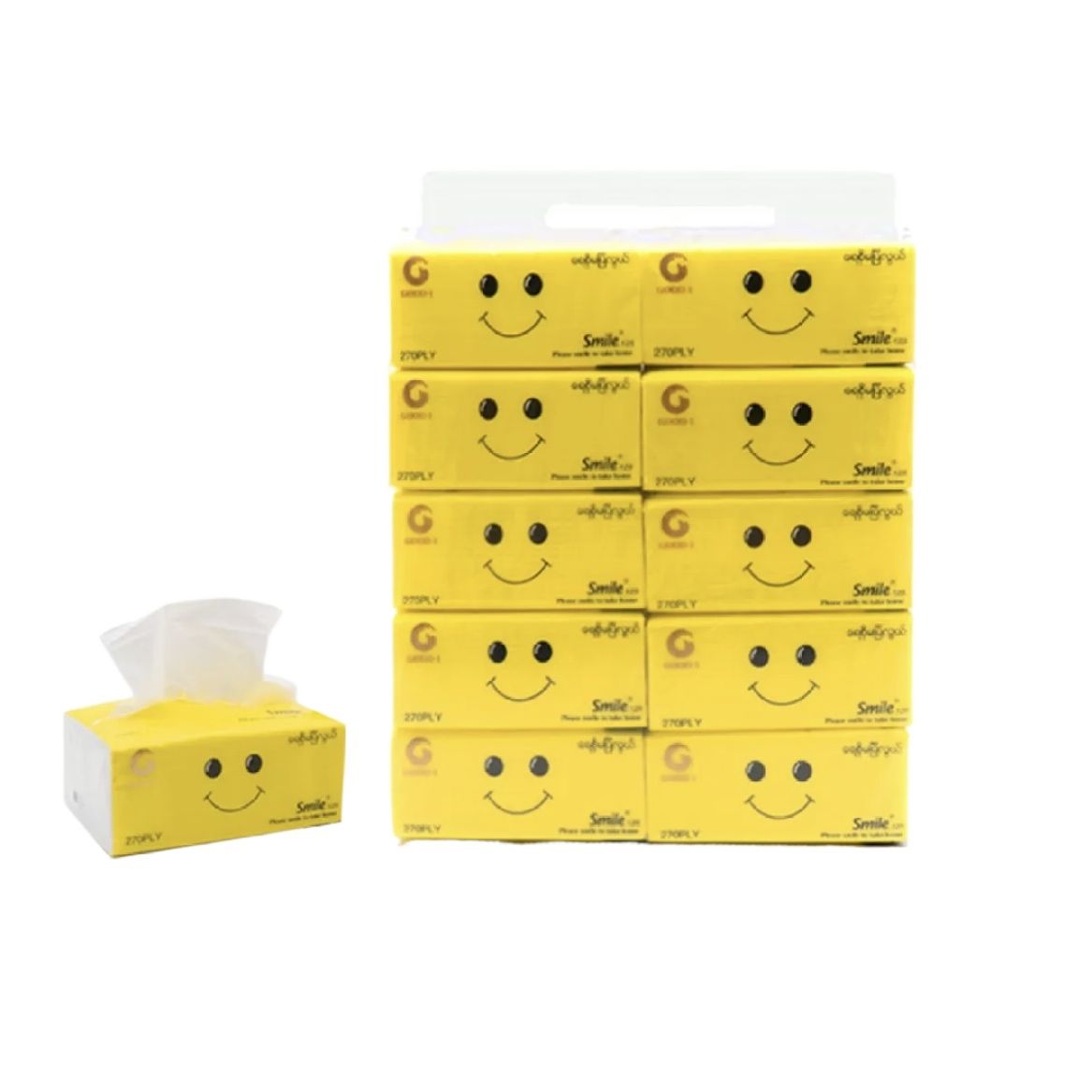 Smile tissue 125mm | Shop.com.mm