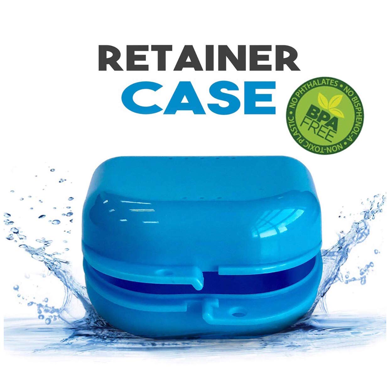 Retainer Case – 1pcs Durable Large Retainer Cases with Ventilation ...