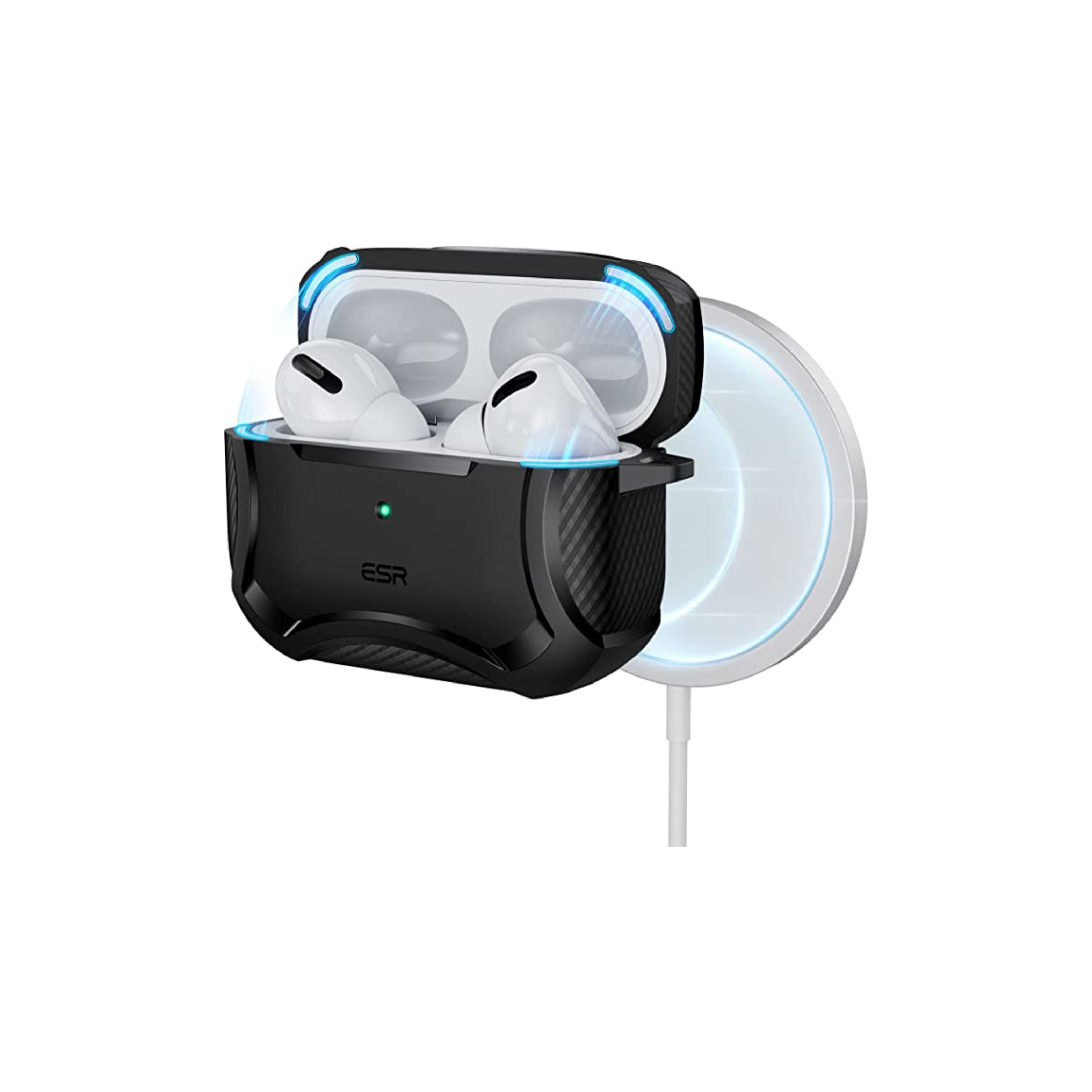 ESR Cyber Armour AirPods Pro Case with Halolock [ AirPods Pro 2022 ...