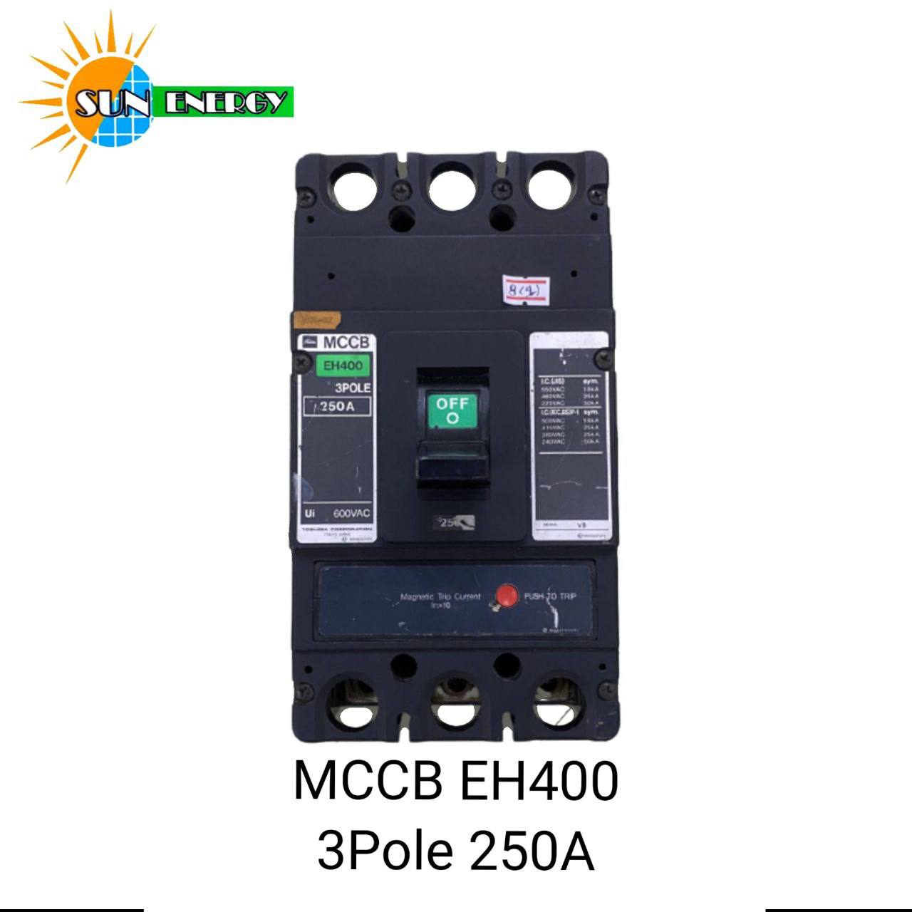 Toshiba Breaker MCCB 3P EH400 250A | Shop.com.mm