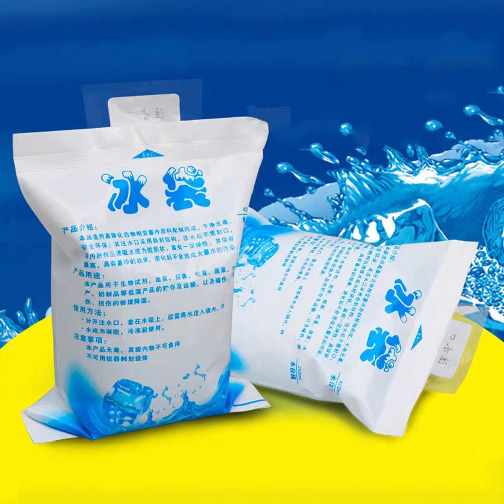 Reusable Eco PE Water-filled Ice Packs To Keep Fresh Cool Down Gel Ice ...