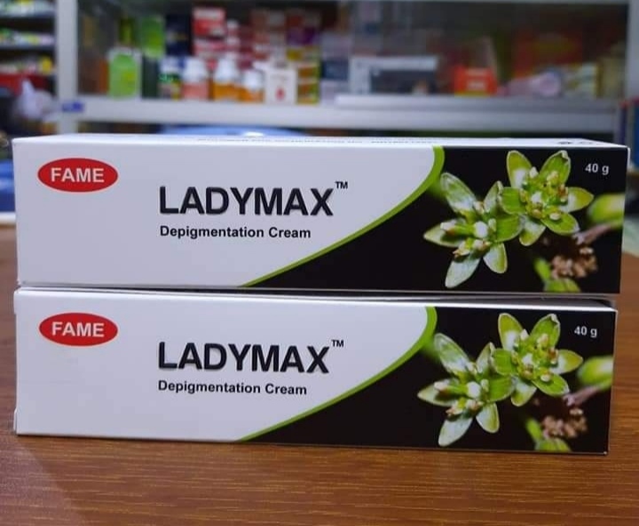 Fame Ladymax Depigmentation Cream , Fame Ladymax အသားကြည် ခရမ် , တင်းတိတ် မှဲ့ခြောက်နှင့် အမာရွတ ...
