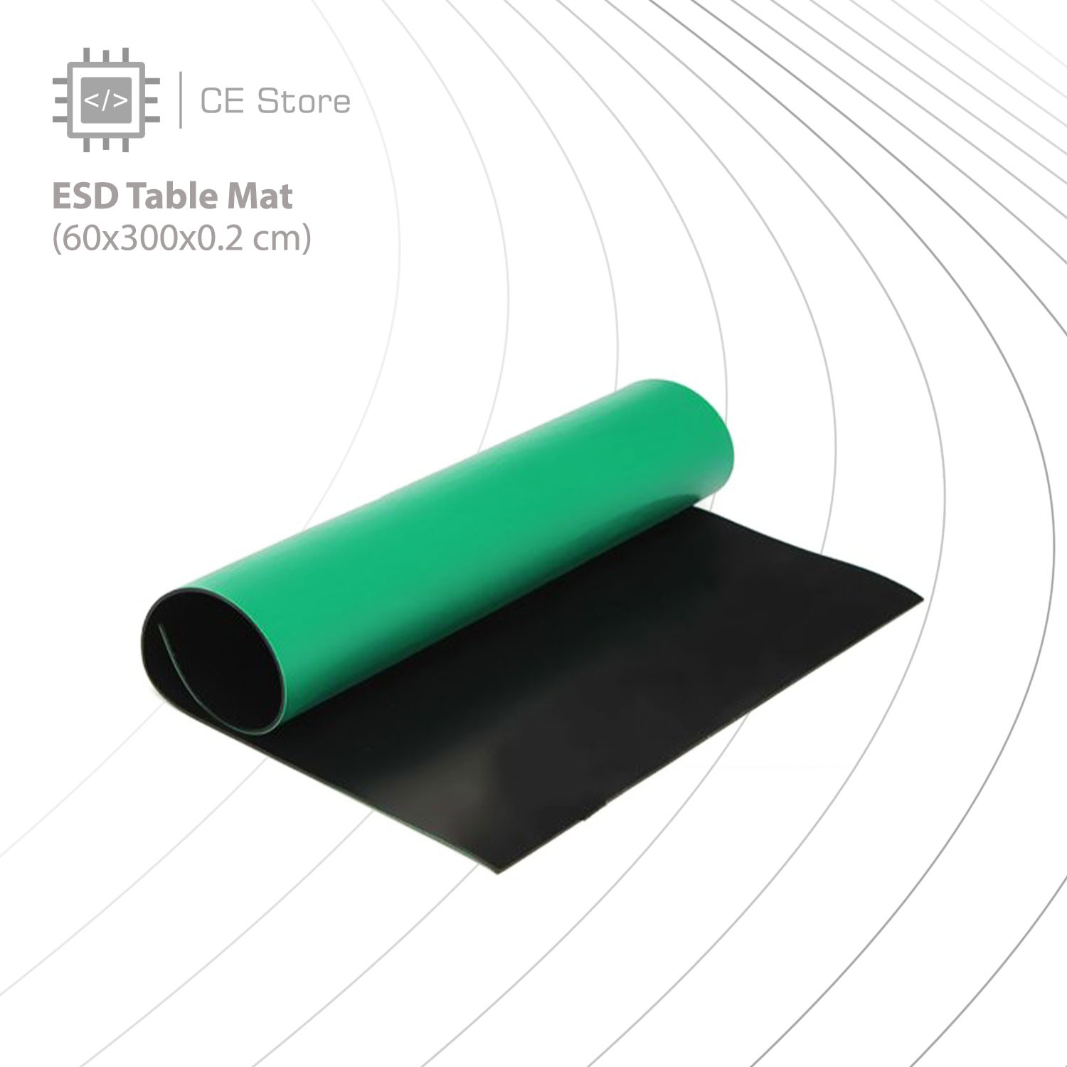 ESD Soldering Table Mat Anti-Static High Temperature Rubber (Type-Matt ...