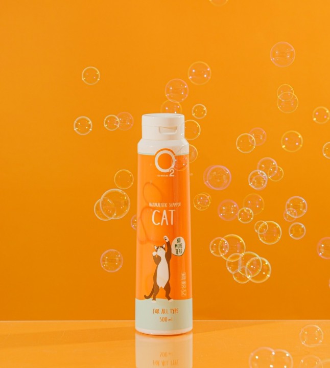 O2 Nature Naturalistic Shampoo Cat 500ML | Shop.com.mm