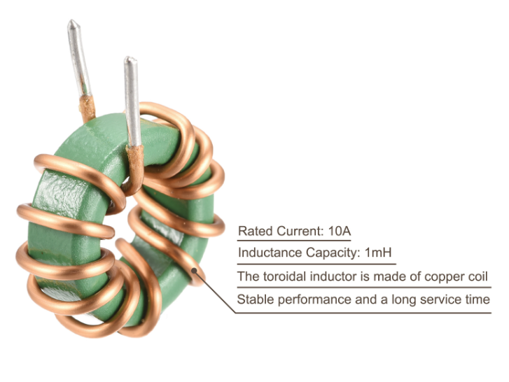 Toroid Inductance Copper Coil Magnetic Inductor 1mh 10a For 44 Off