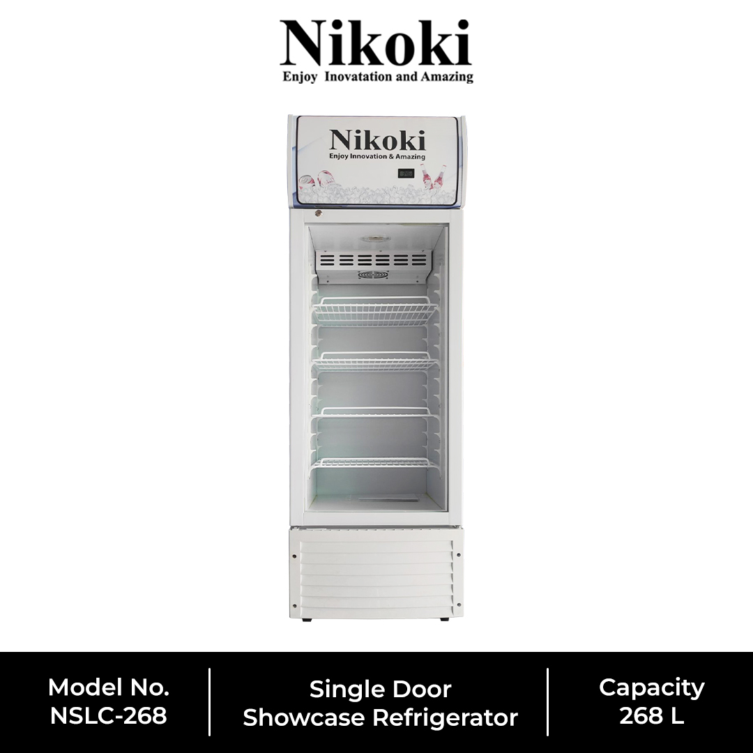 Nikoki NSLC-268 Showcase Refrigerator | Shop.com.mm