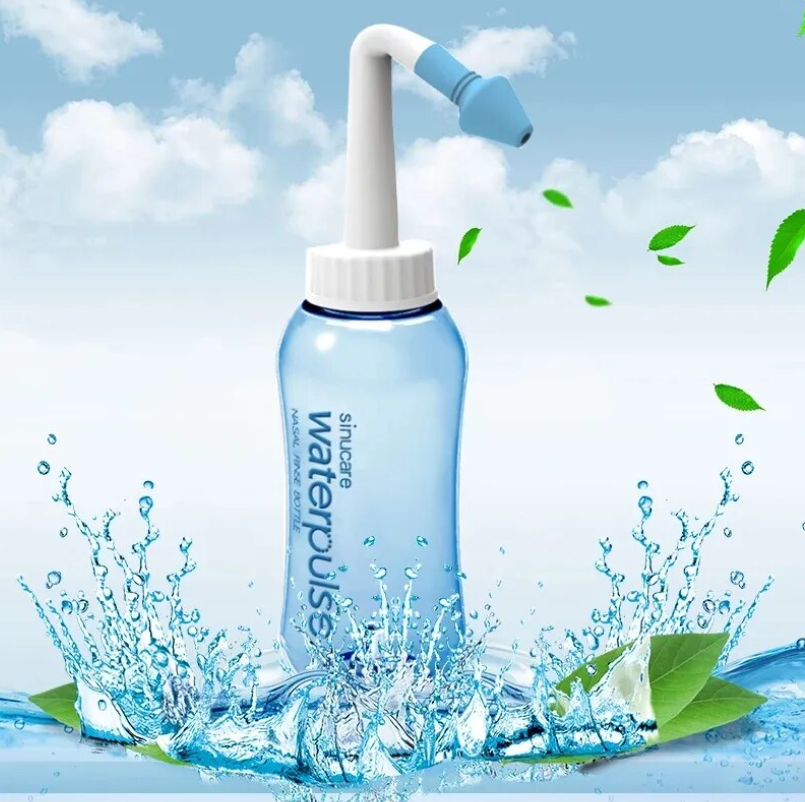 Waterpulse Nasal Wash Bottle YT-300 with Food Grade Materials Neti Pot ...