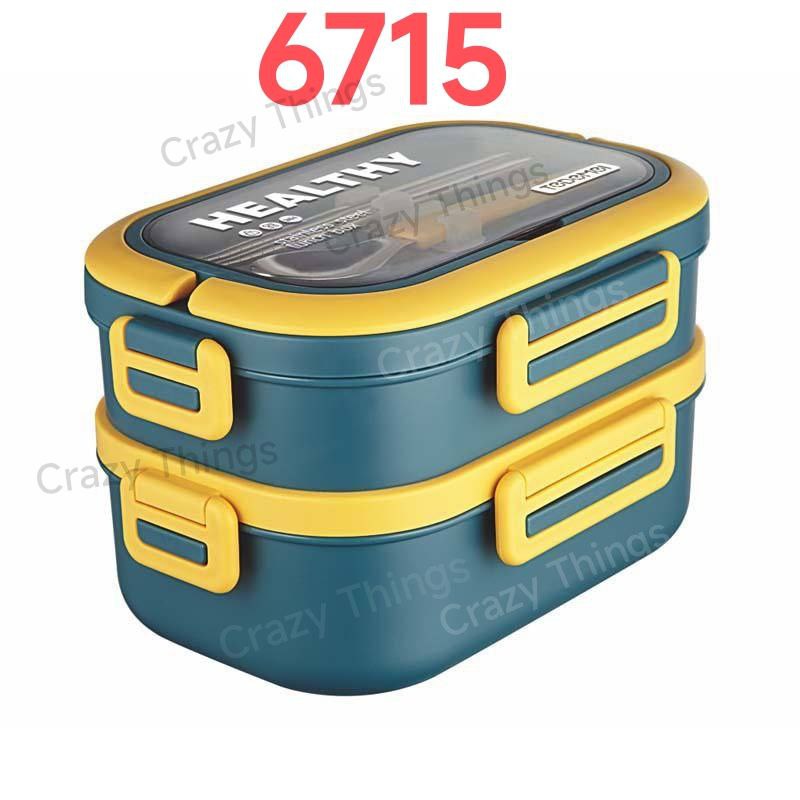 [TeDeMeI] High Quality Lunch Box 1.65L 6715 | Shop.com.mm