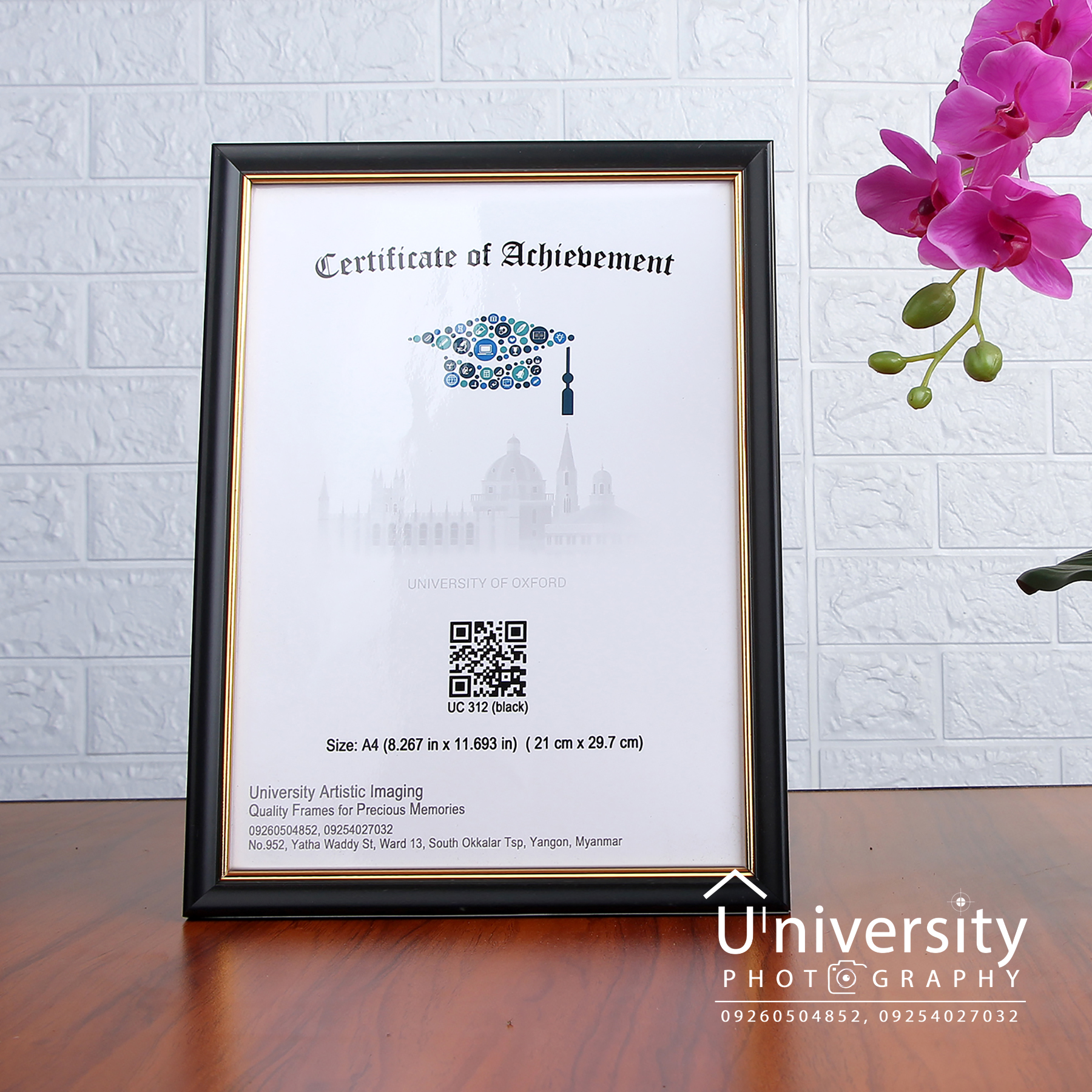 Quality Frames for Precious Memories, A4 Size Certificate & Photo Frame ...